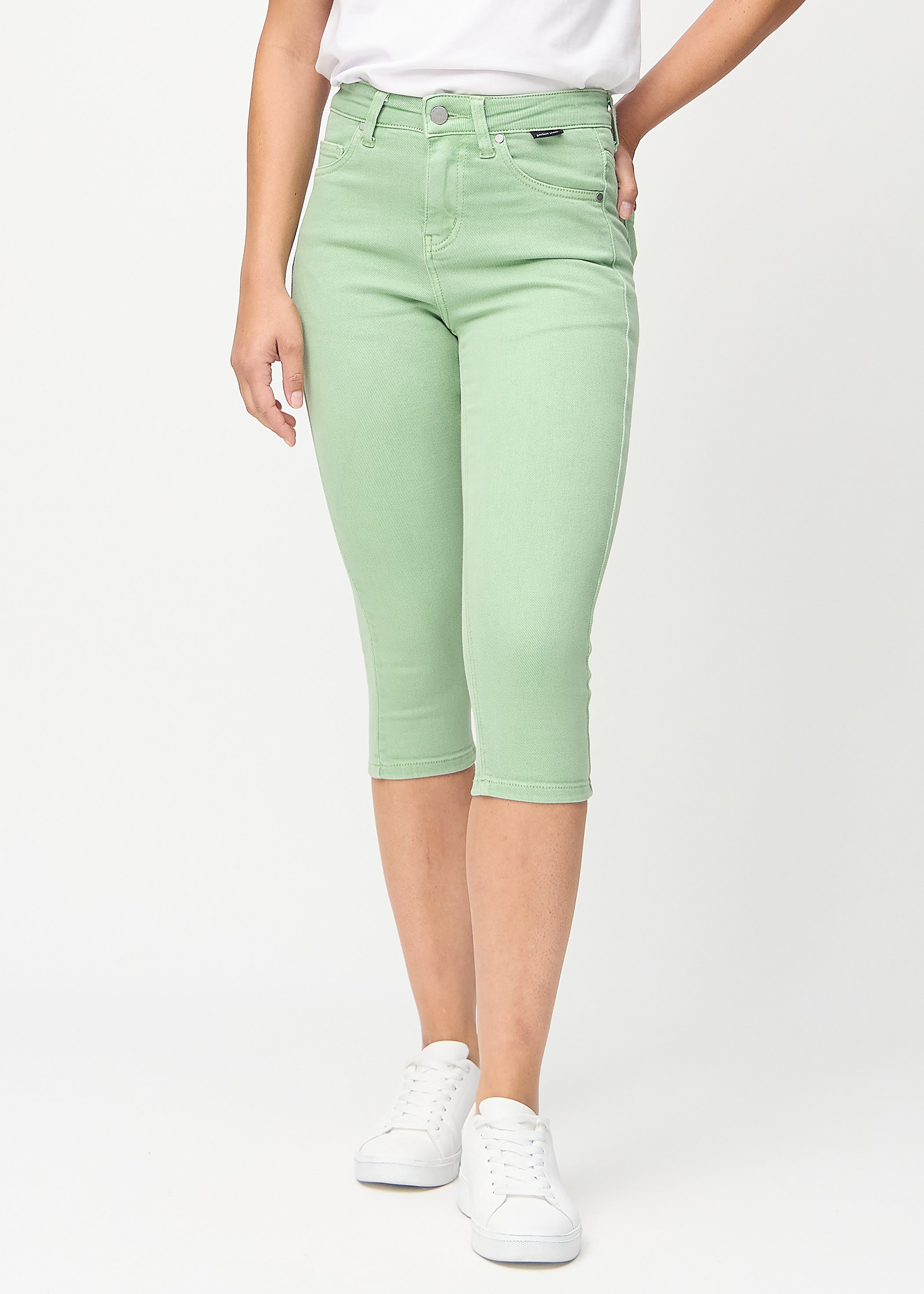 Mints™ Skinny Pastel Capris - Light Green - Women | Perfect Jeans