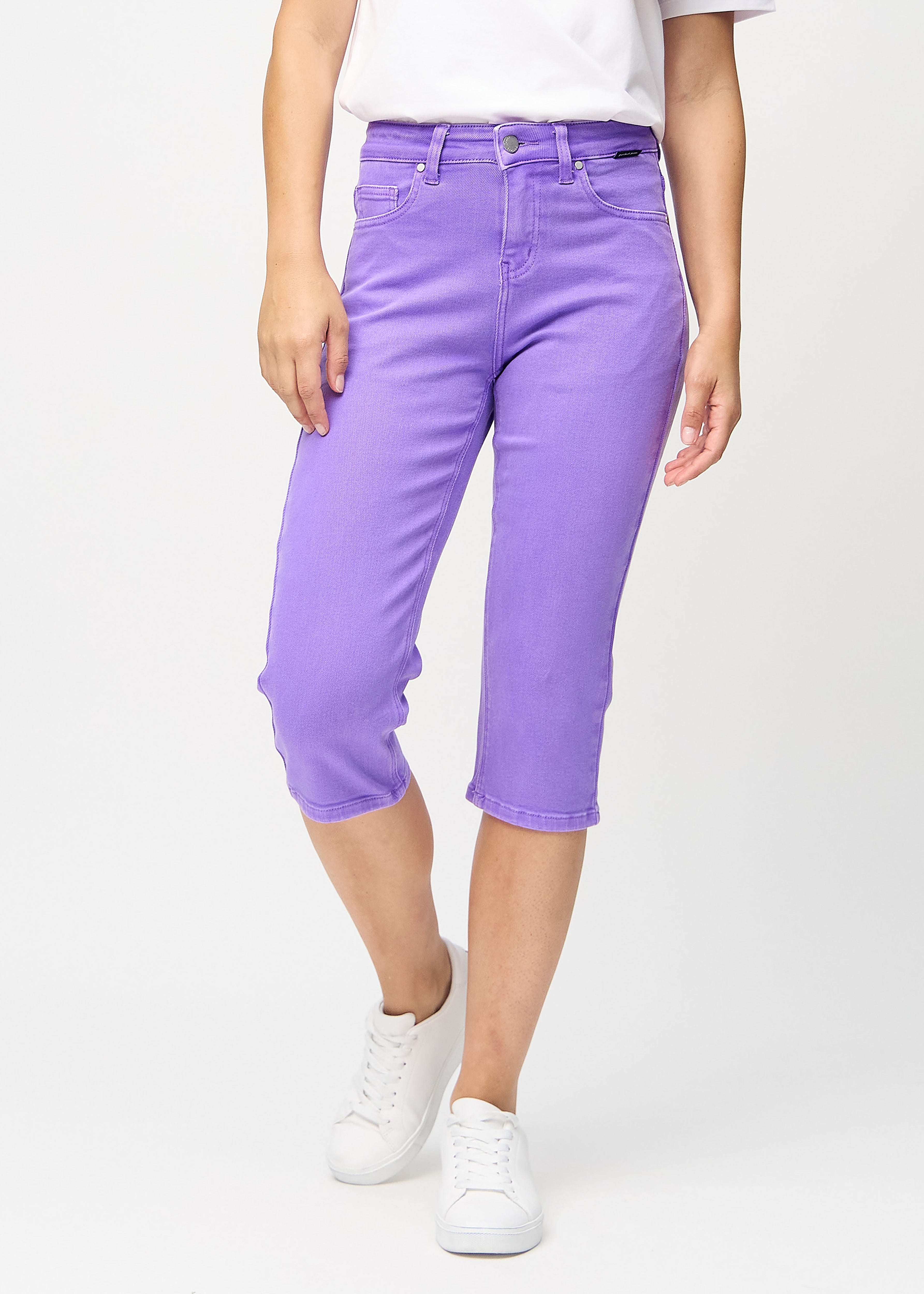 Lavenders™ Regular Pastel Capris - Purple - Women | Perfect Jeans