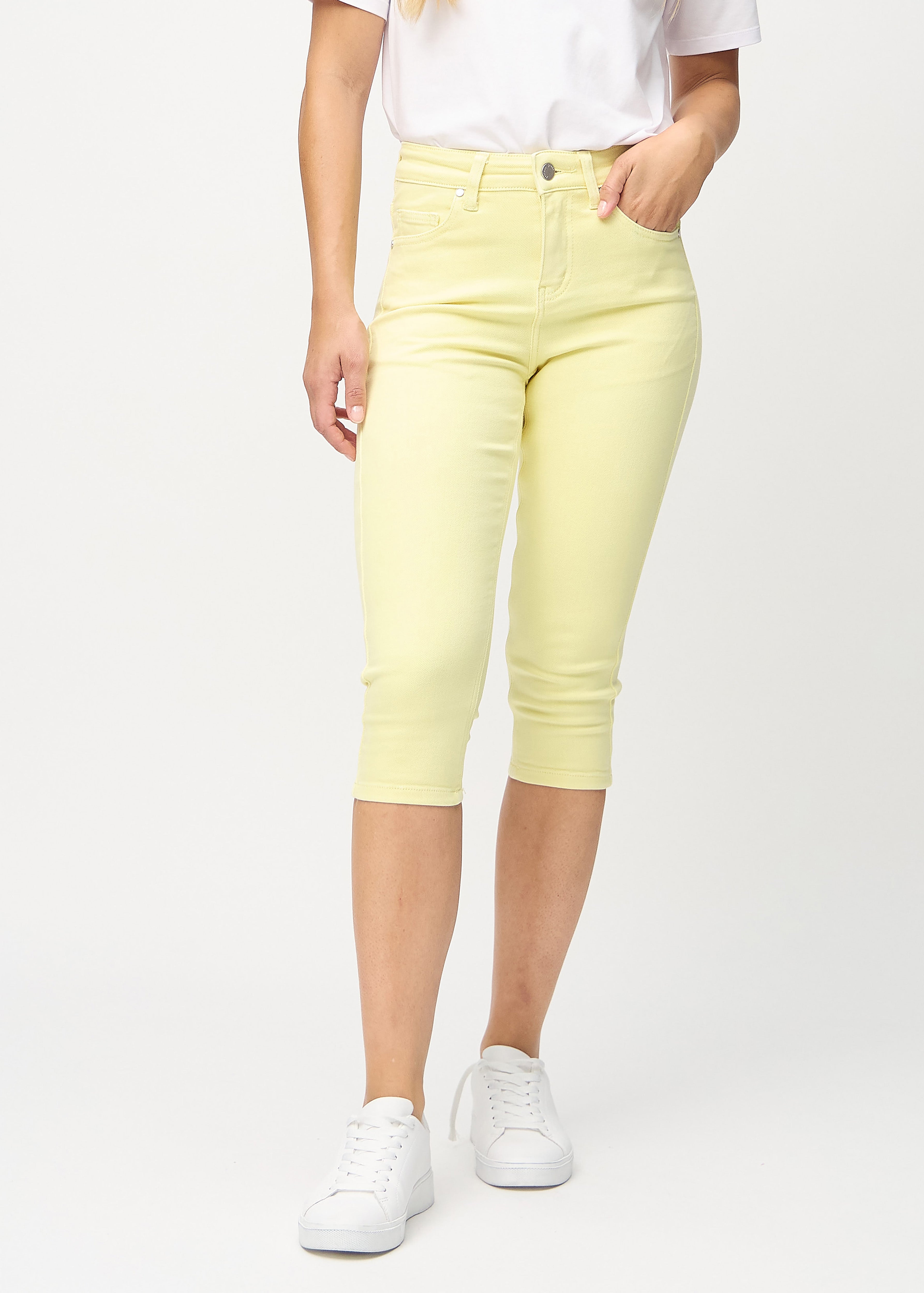 Lemonades™ Skinny Pastel Capris - Yellow - Women | Perfect Jeans