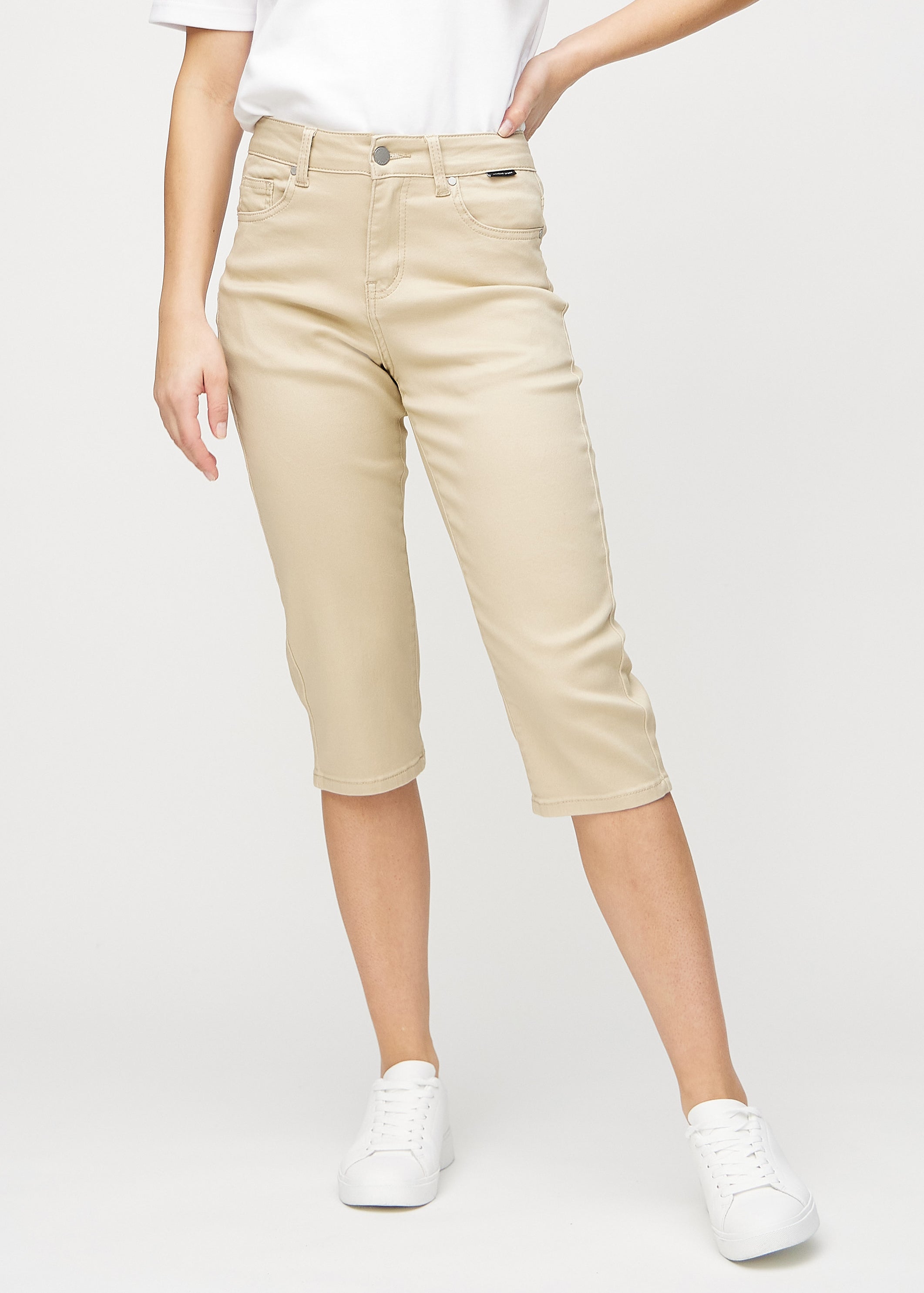 Gazelles™ Regular Capris - Beige - Women | Perfect Jeans